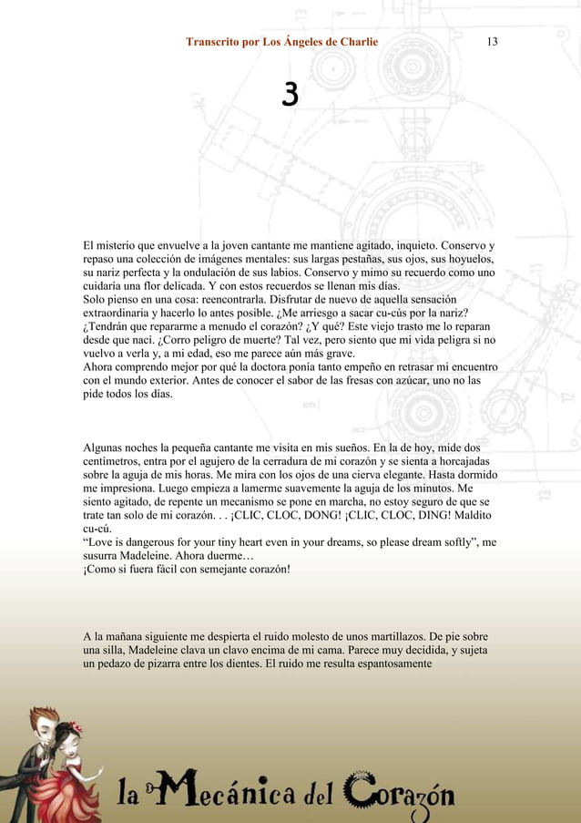 La mecanica del corazon de malzieu mathias | PDF