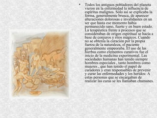 La Medicina Primitiva | PPT