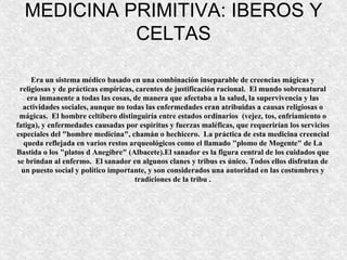 La Medicina Primitiva | PPT