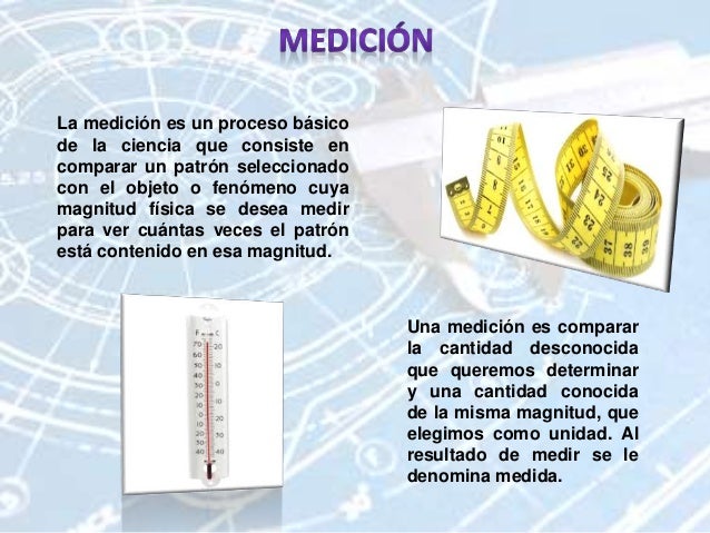 La medicion