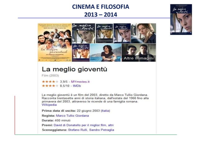 La meglio gioventù | PPTX