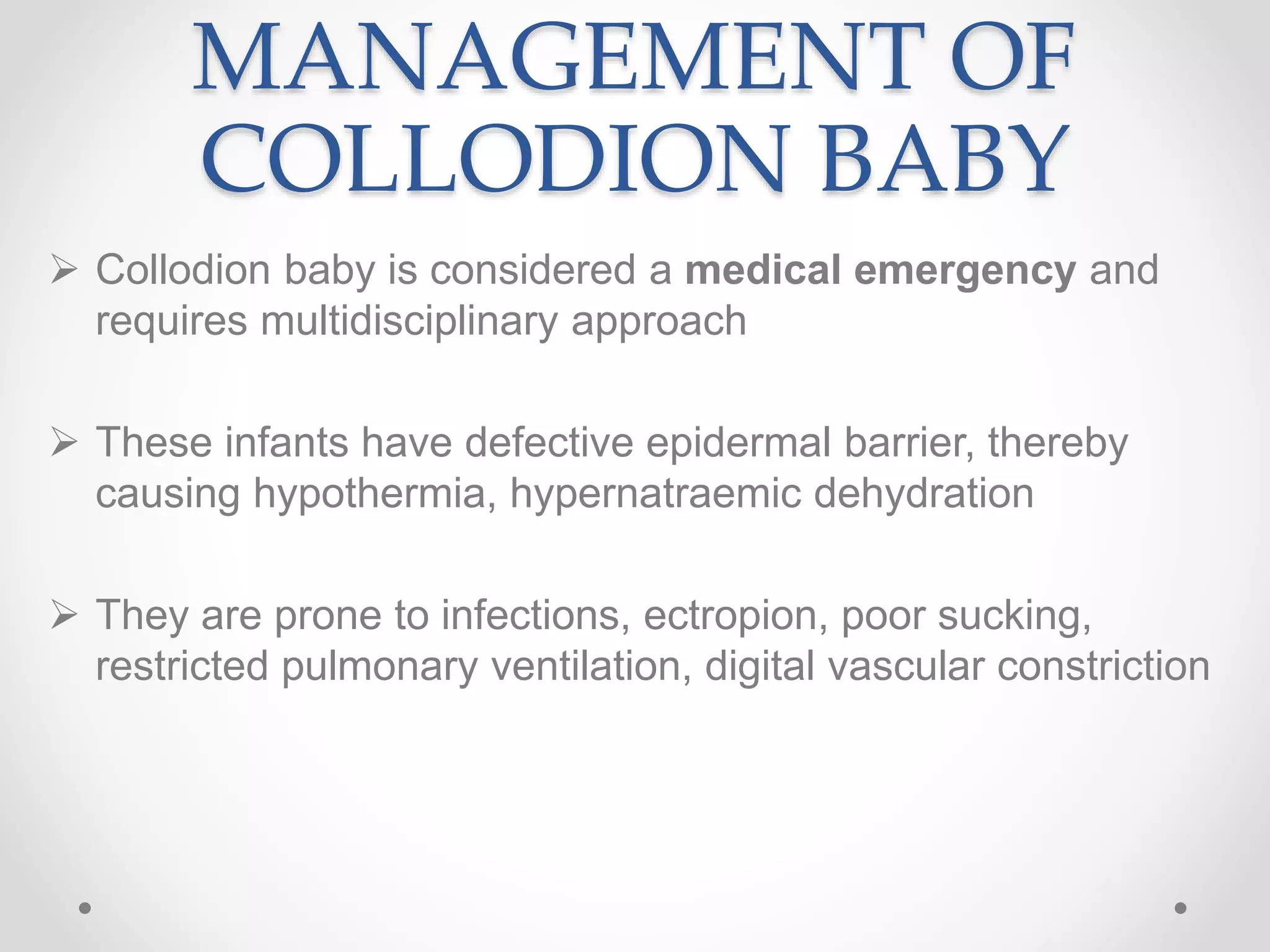Lamellar ichthyosis: Discussion | PPTX
