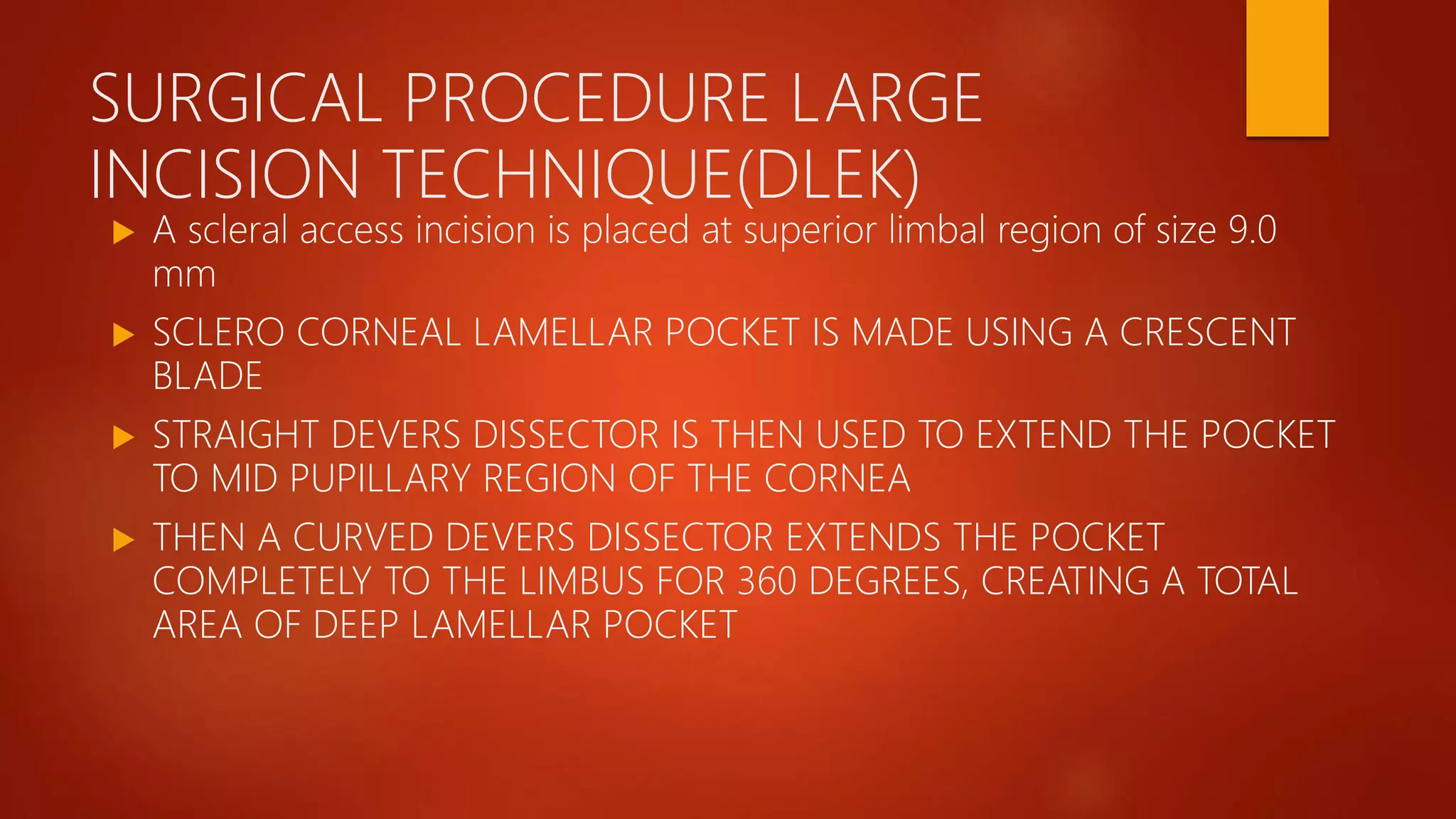 Lamellar keratoplasty | PPTX