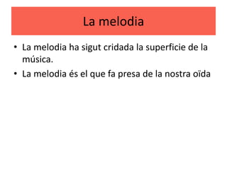 La Melodia | PPTX