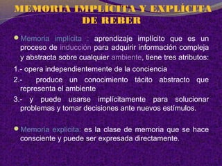 La memoria | PPT