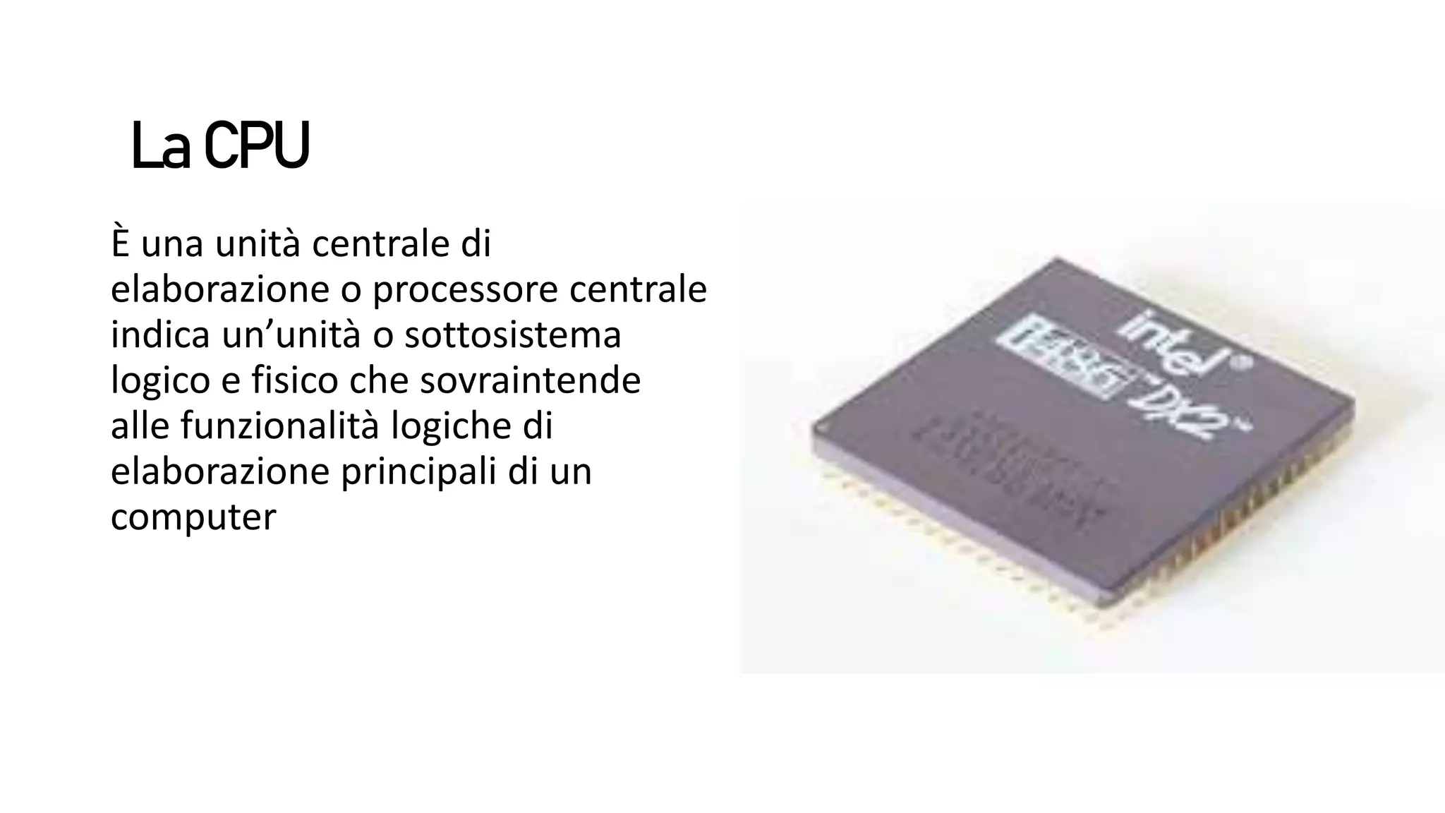 la memoria, di massa ed il processore.pptx | Data Storage and ...
