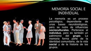 La memoria humana jader vasquez | PPTX