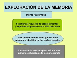 La memoria y su psicopatologia | PPTX