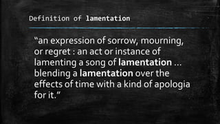 Kitab Ratapan (Lamentation) | PPTX