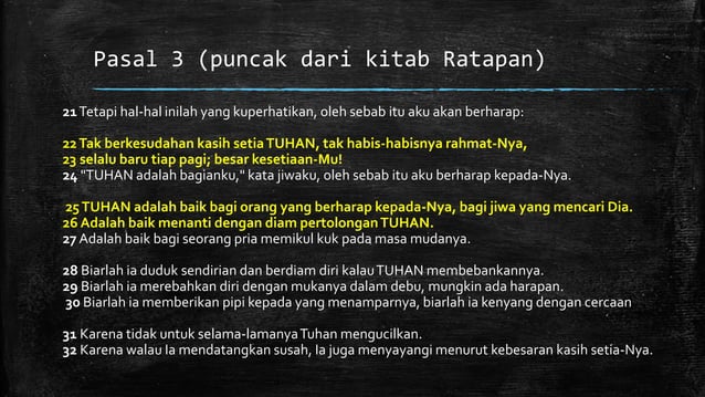 Kitab Ratapan (Lamentation) | PPTX