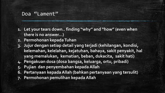 Kitab Ratapan (Lamentation) | PPTX