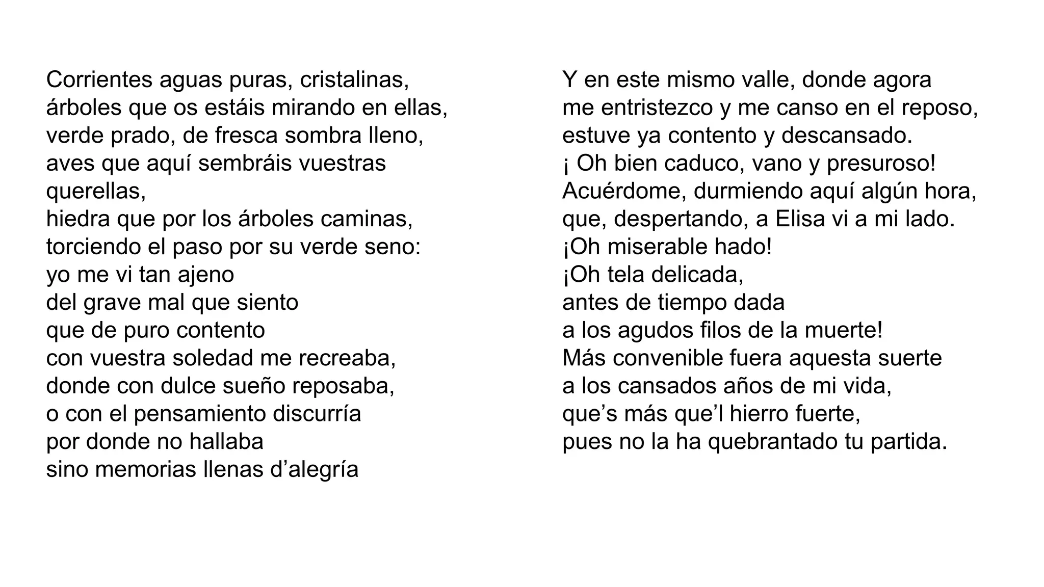 Lamento de Nemoroso (Andrea S., Gorka, Adela, Diego, 3º B) | PPTX