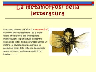 La metamorfosi | PPT