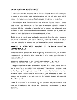 La metatextualidad del modificado para oaxt | DOCX