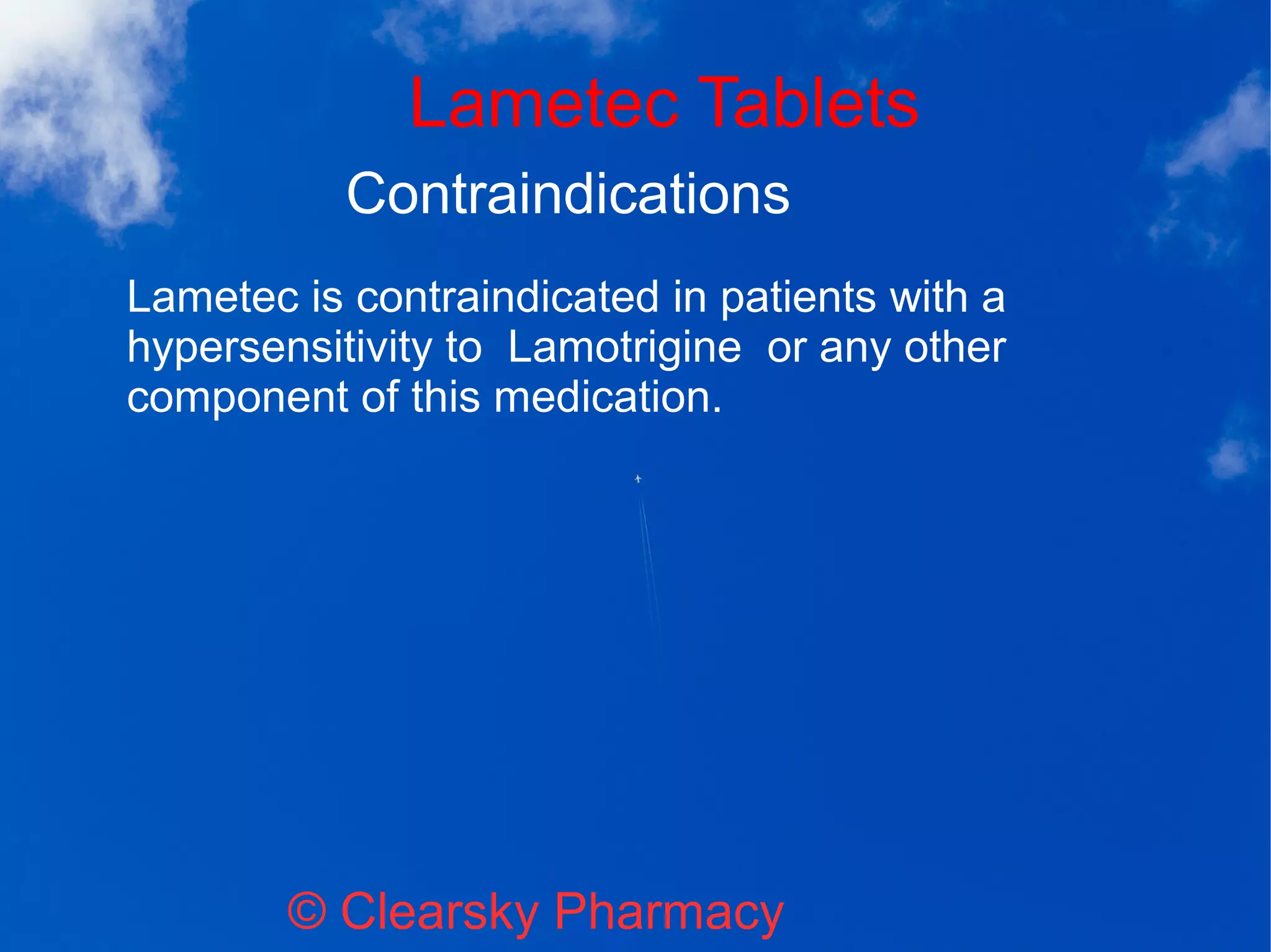Lametec (Lamotrigine Tablets) | ODP