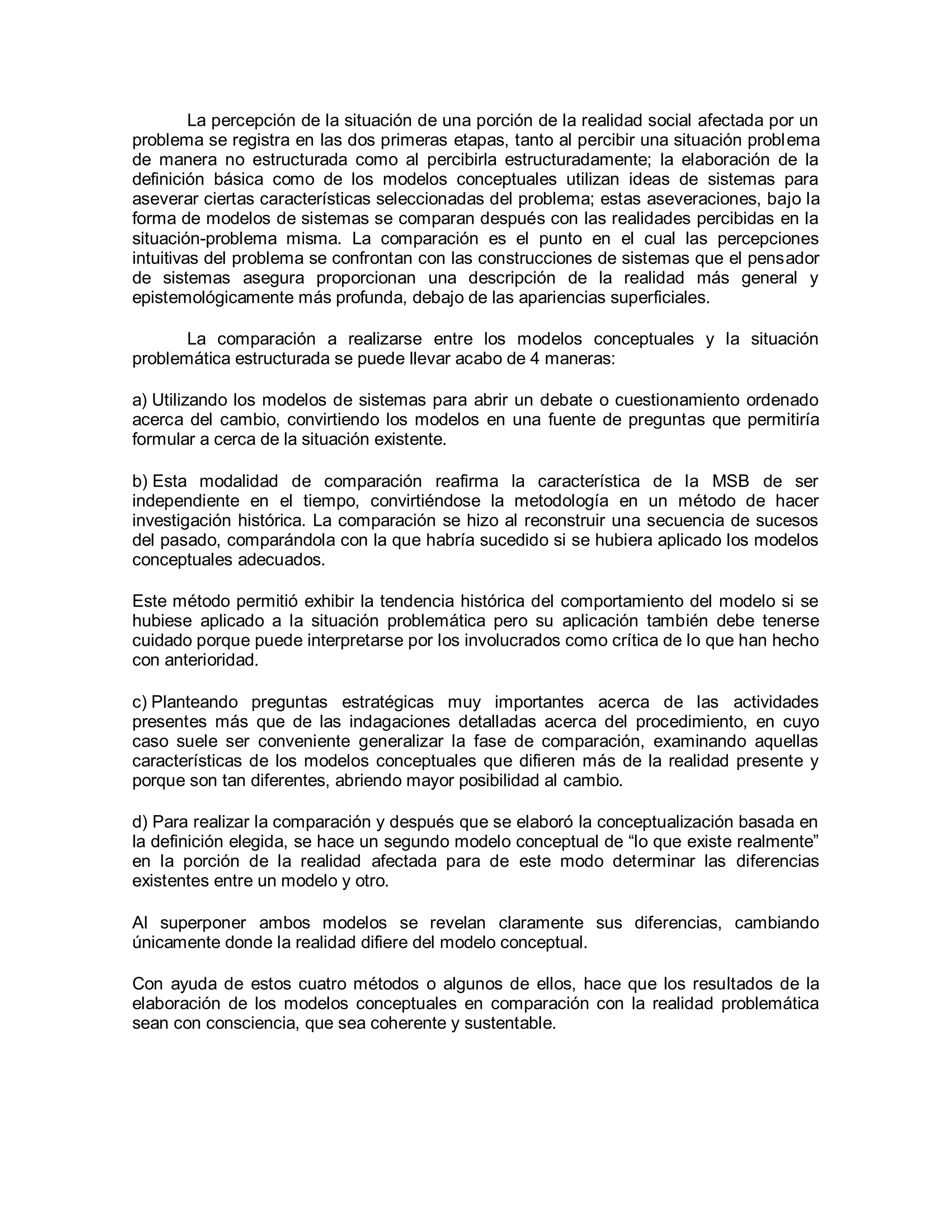 La metodología para sistemas blandos de peter checkland | PDF ...