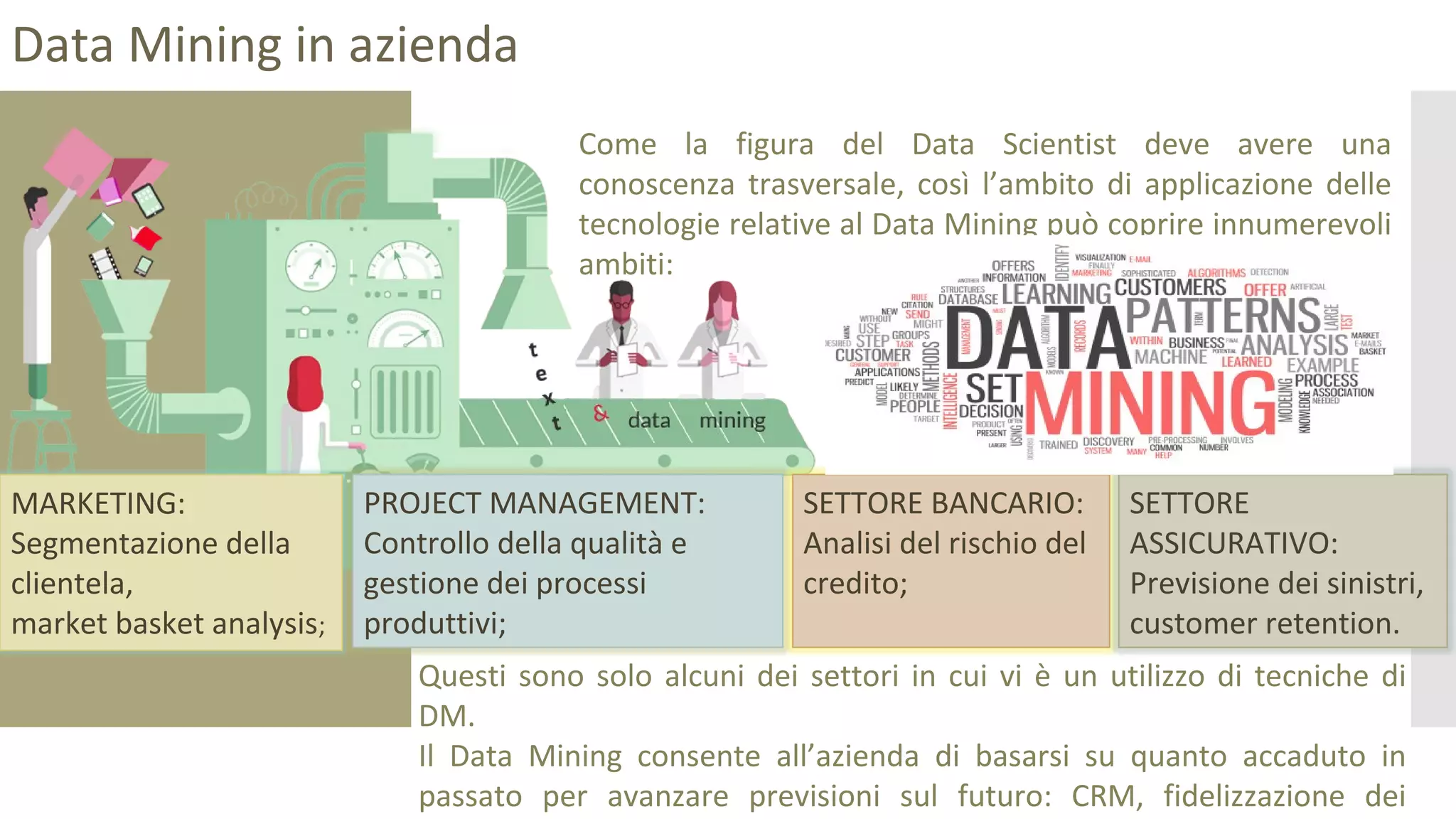 La metodologia statistica nel data mining | PPT