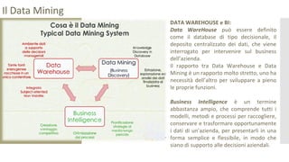 La metodologia statistica nel data mining | PPT