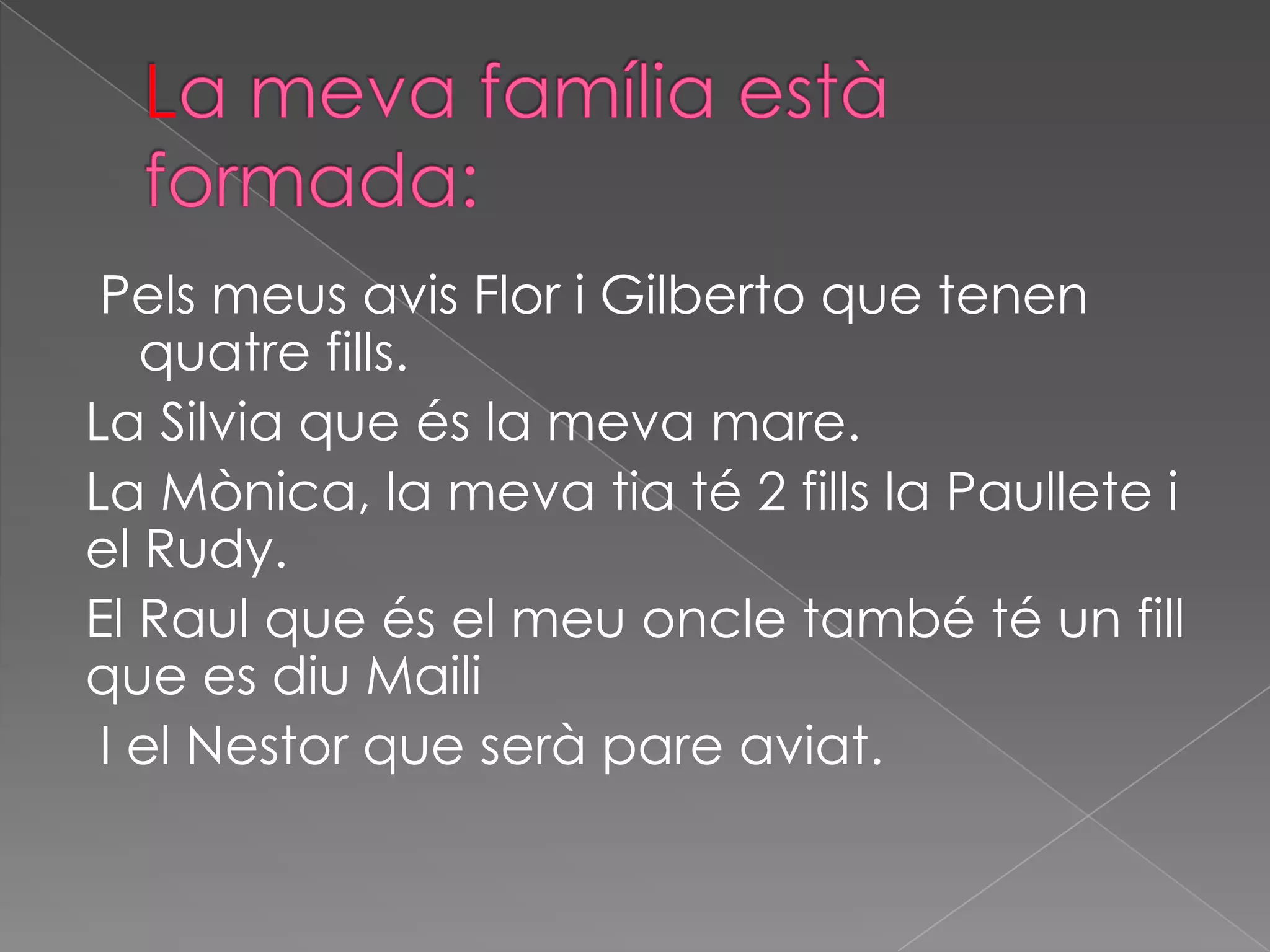 La meva família andreina ok | PPT