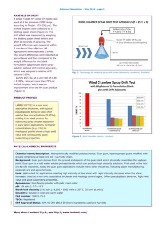 Lamberti Lamfix DCT/22 adjuvant newsletter 2010 05 may_issue | PDF