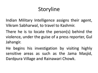 Lamhaa: The story of Untold Kashmir | PPTX