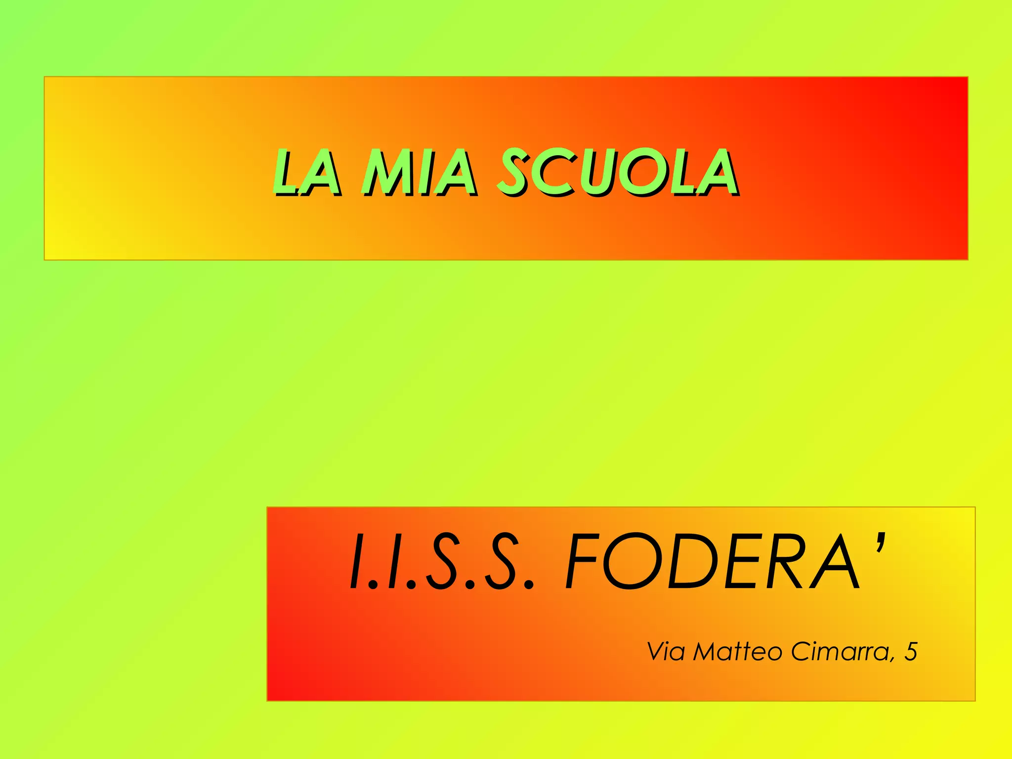 La mia scuola | PPT