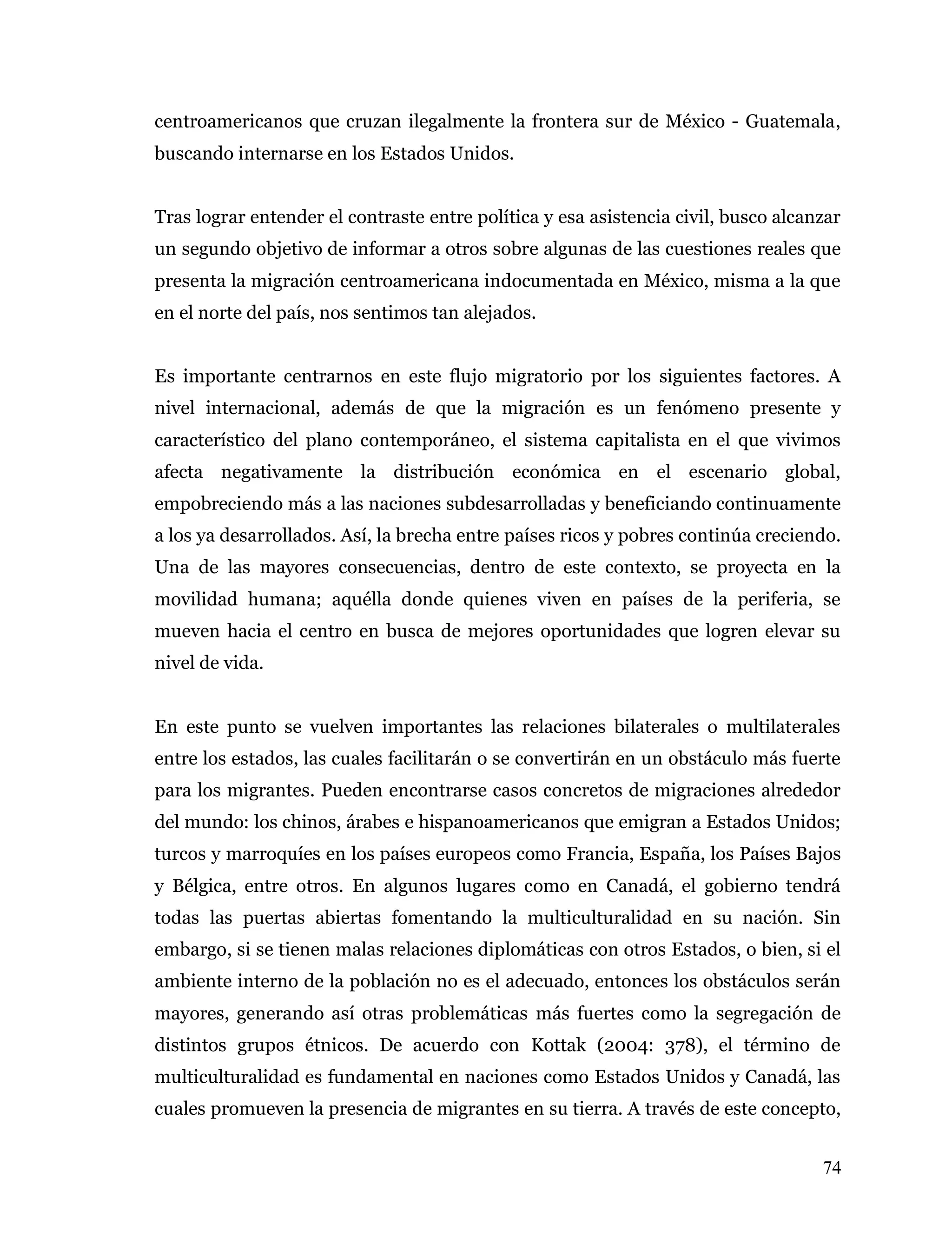 La migracion en centroamerica_IAFJSR | PDF
