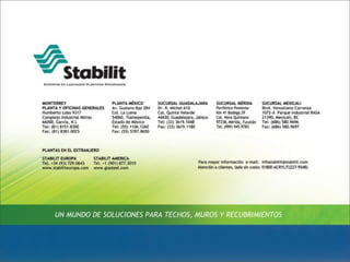 Laminado acrilico acrylit g10 stabilit | PDF