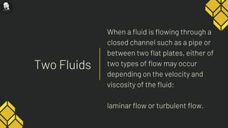 Laminar and turbulent flow and reynolds number | PDF