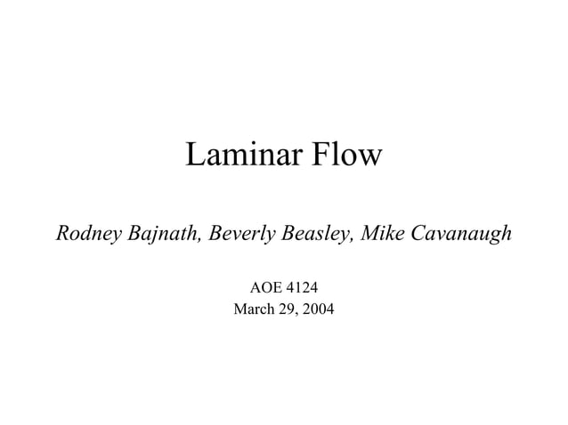 Laminarflow | PPT