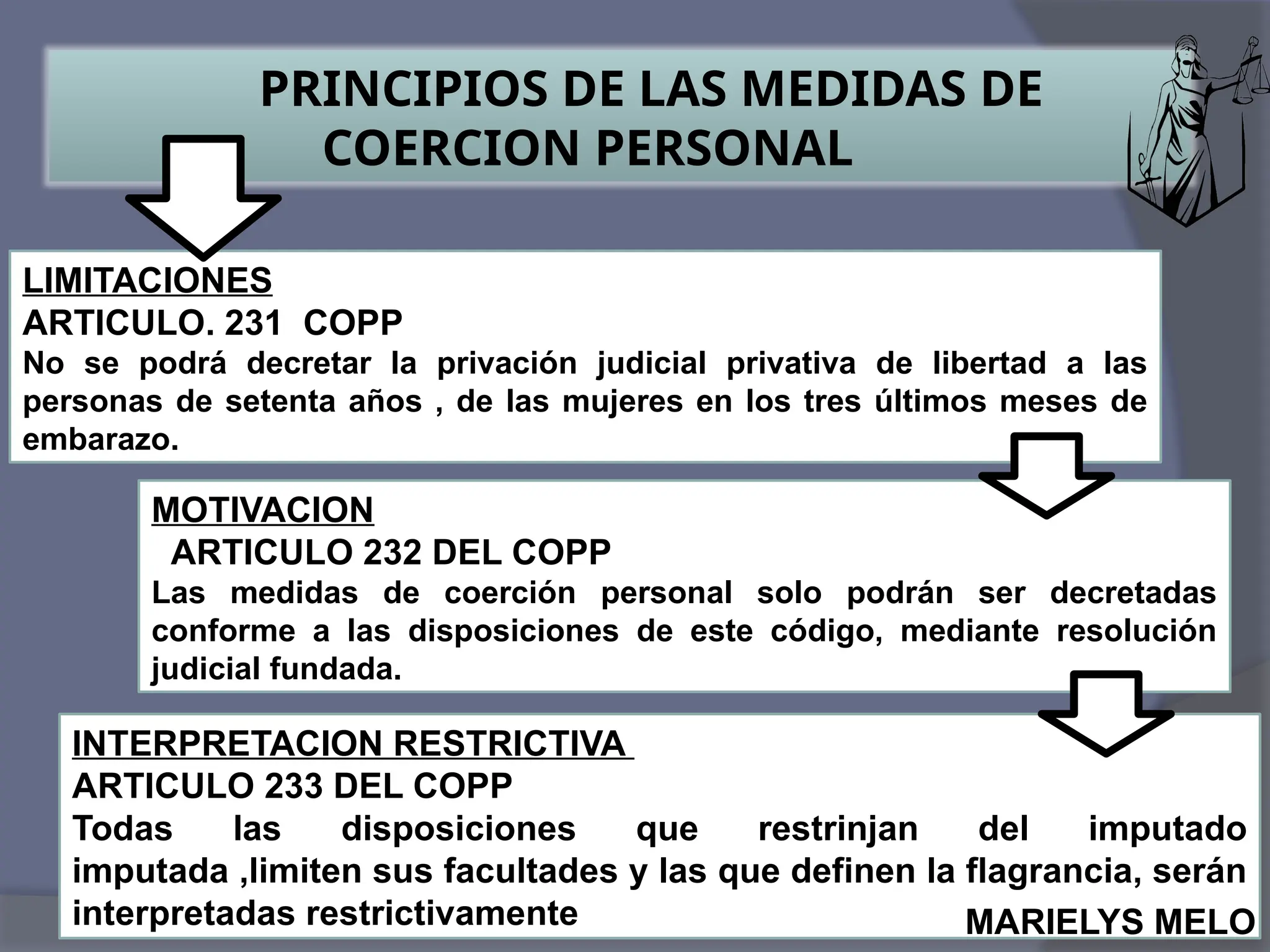 Medidas de coerción personal derecho pen | PPTX