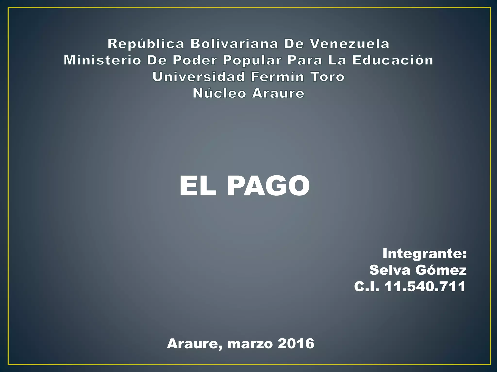 Laminas del pago civil obligaciones | PPT