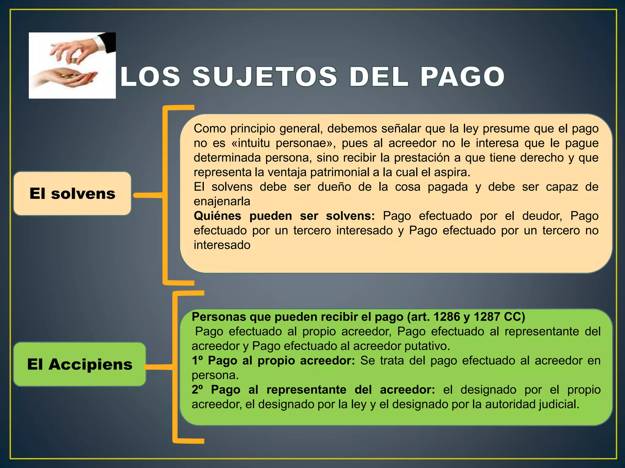 Laminas del pago civil obligaciones | PPT