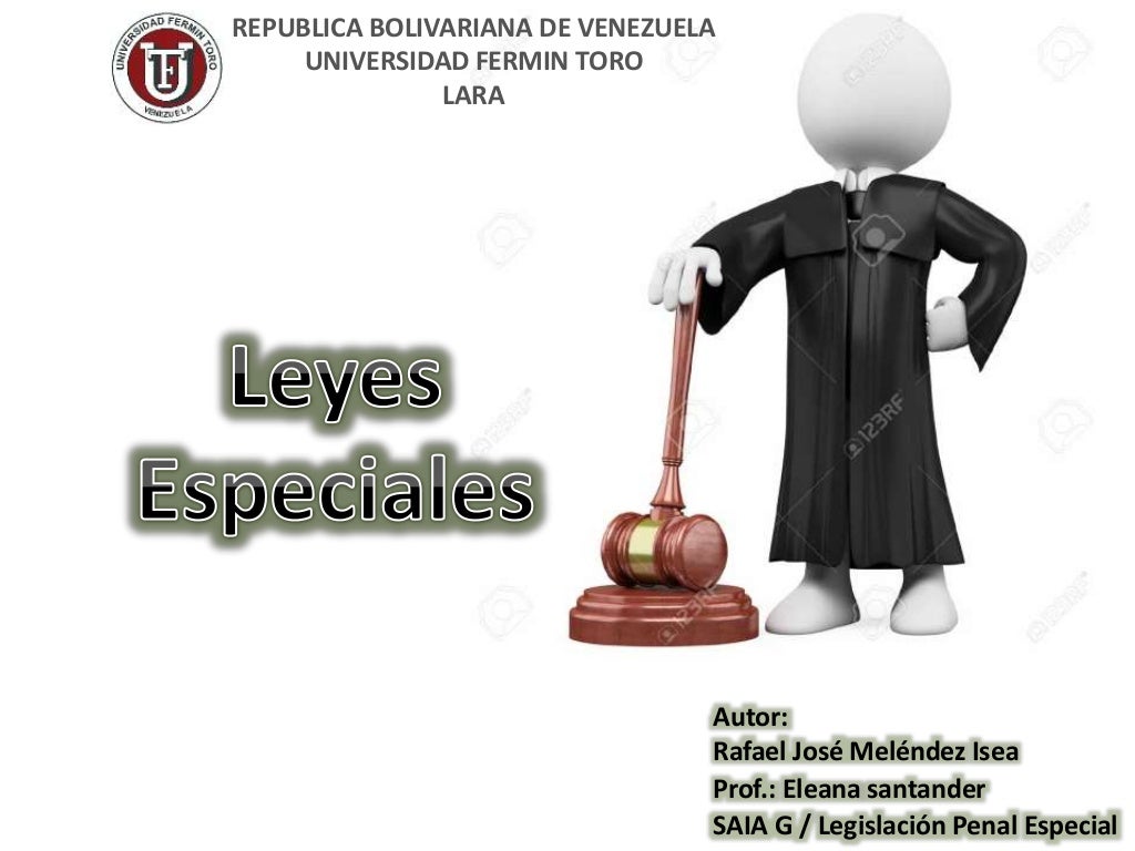 Laminas leyes especiales