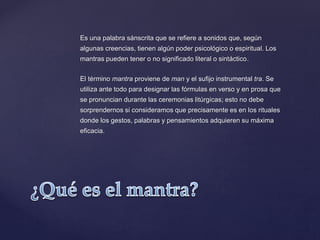 Mantra | PPTX