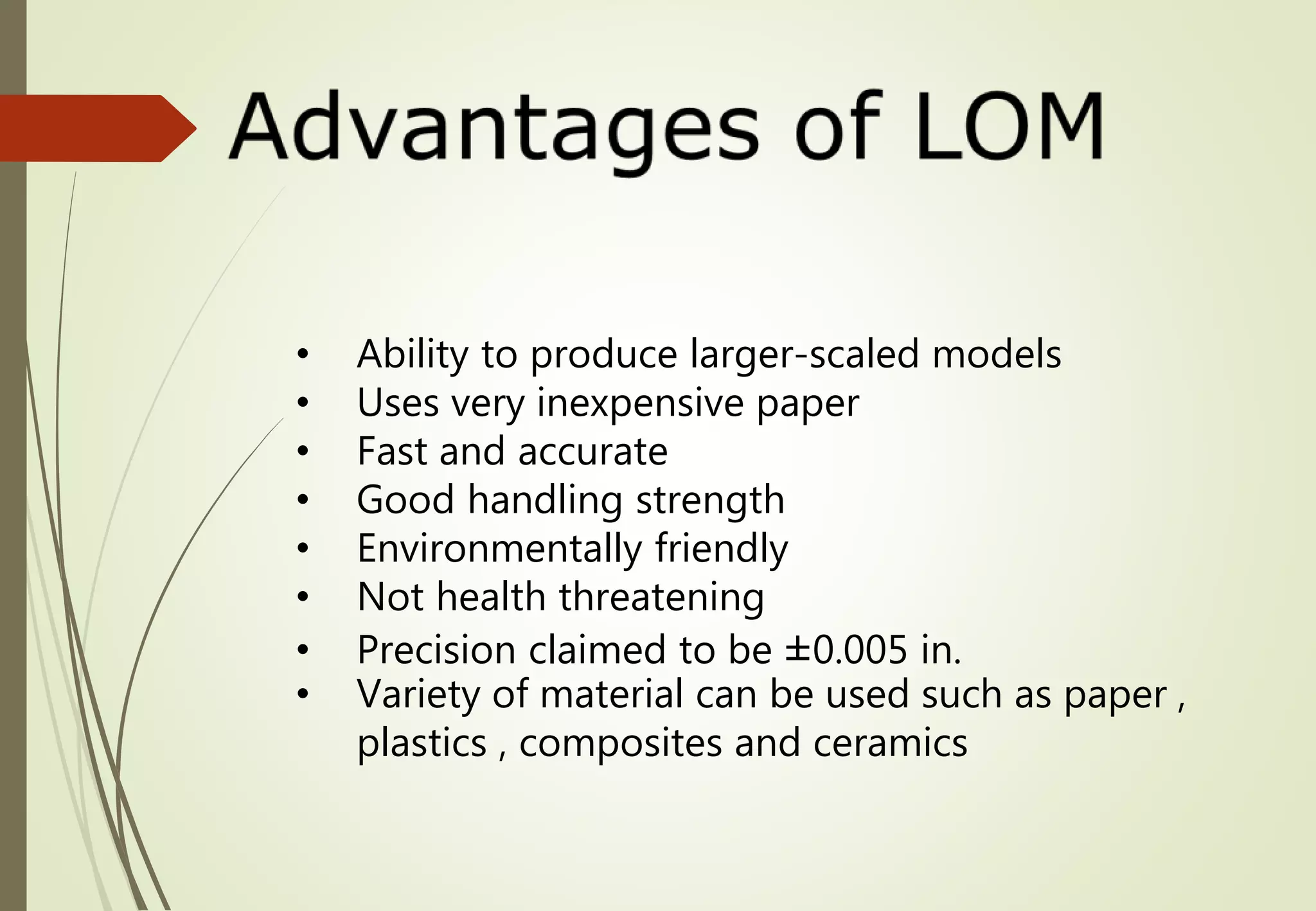 Laminated object manufacturing | PPTX