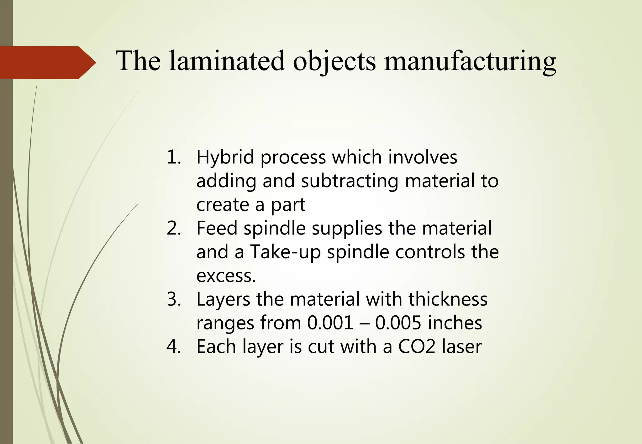 Laminated object manufacturing | PPTX