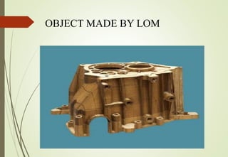 Laminated object manufacturing | PPTX