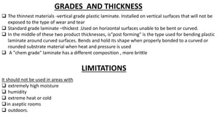 Laminated plastics | PPTX