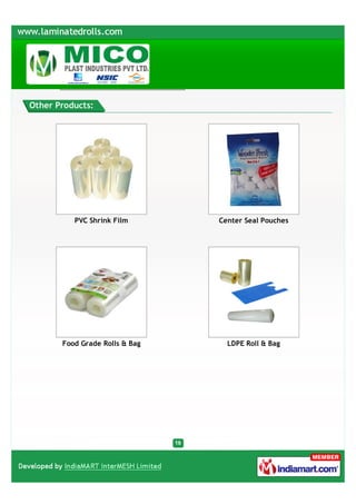 Mico Plast Industries Private Limited, Chennai, Laminated Packaging ...