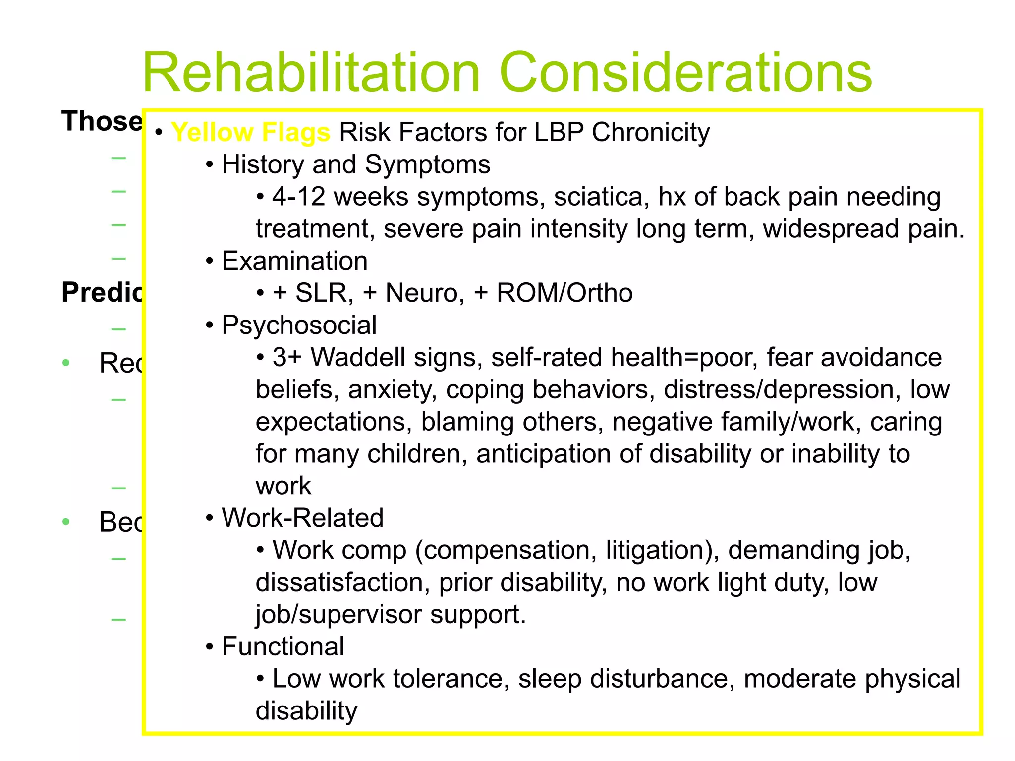 Laminectomy vs Discectomy in Rehabilitation | PPT