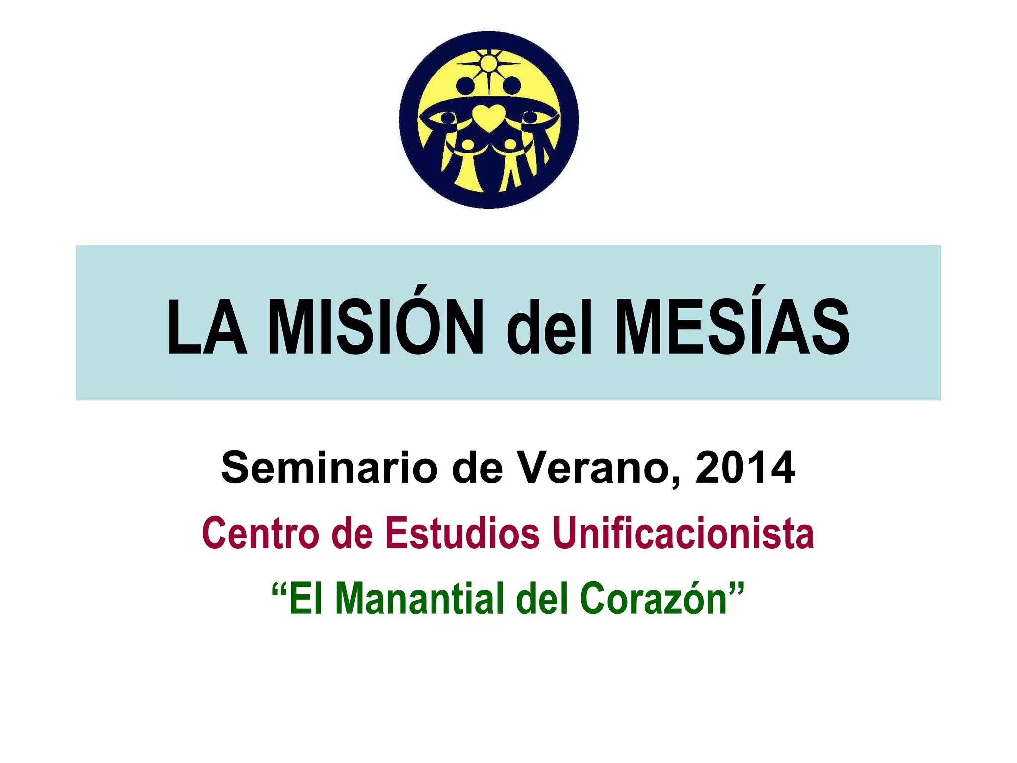 La Misión del Mesías para niños y jóvenes | PPT
