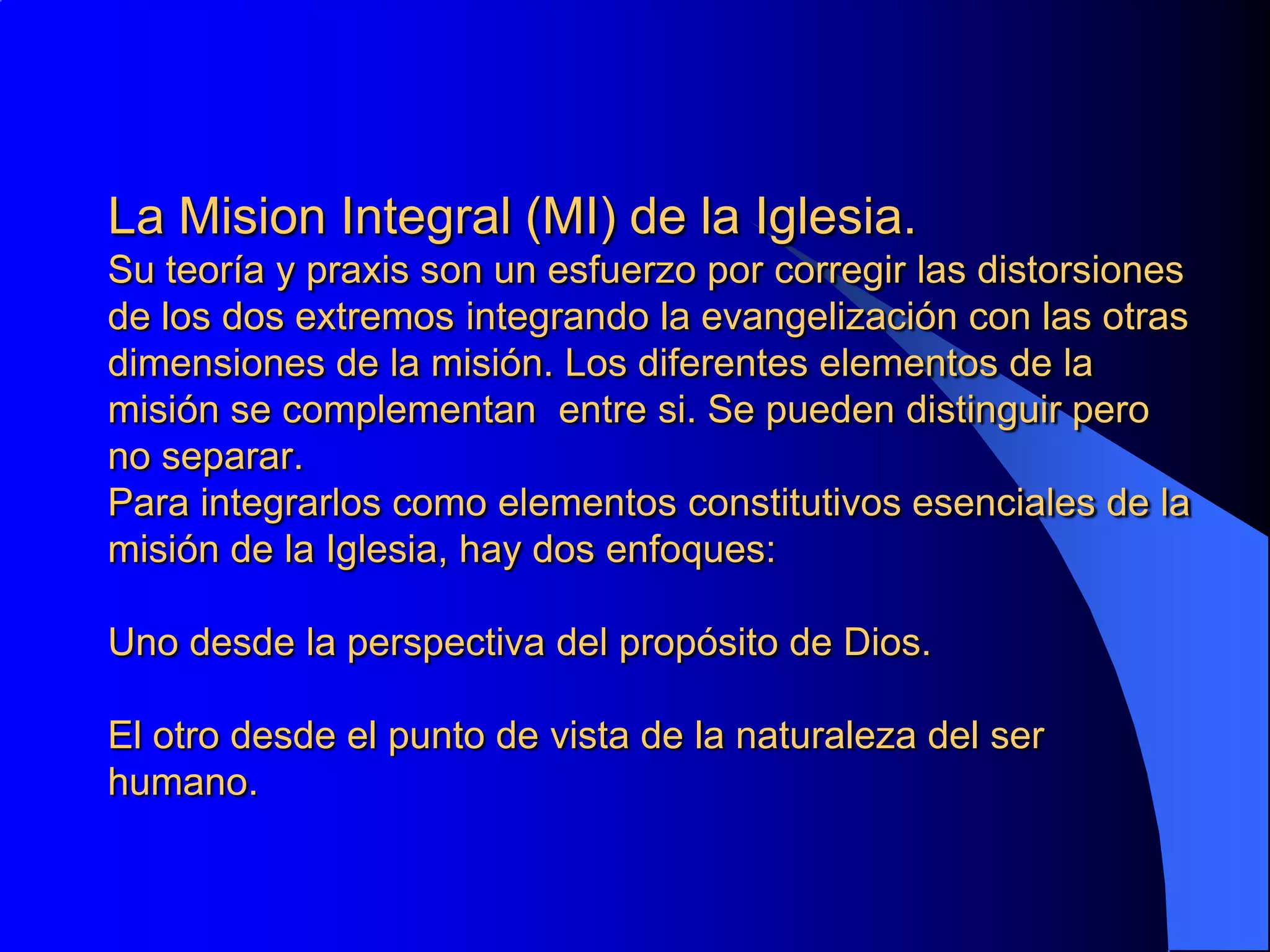 La mision | PPTX