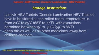 Lamivir-HBV Tablets (Generic Lamivudine-HBV Tablets) | PDF