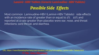 Lamivir-HBV Tablets (Generic Lamivudine-HBV Tablets) | PDF