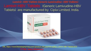Lamivir-HBV Tablets (Generic Lamivudine-HBV Tablets) | PDF