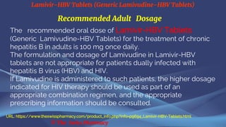 Lamivir-HBV Tablets (Generic Lamivudine-HBV Tablets) | PDF