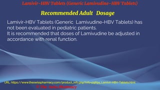 Lamivir-HBV Tablets (Generic Lamivudine-HBV Tablets) | PDF