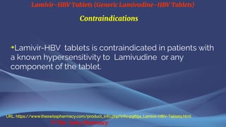 Lamivir-HBV Tablets (Generic Lamivudine-HBV Tablets) | PDF