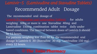 Lamivir-S (Stavudine and Lamivudine Tablets) | PPT